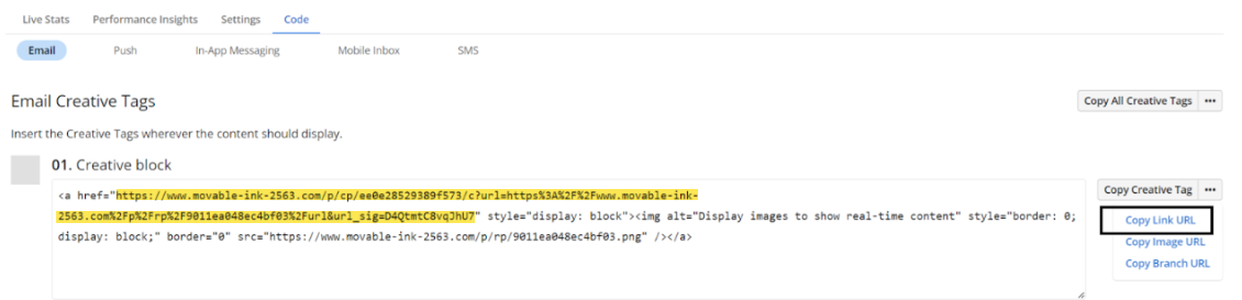Movable Ink integration with AppsFlyer – Help Center