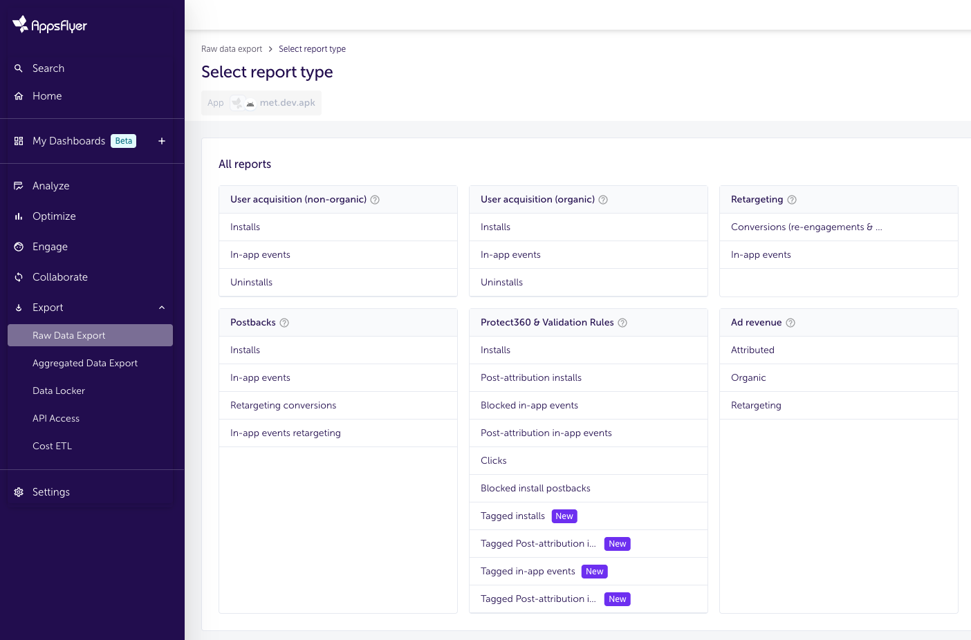 Guía de onboarding de Protect360 – AppsFlyer Support